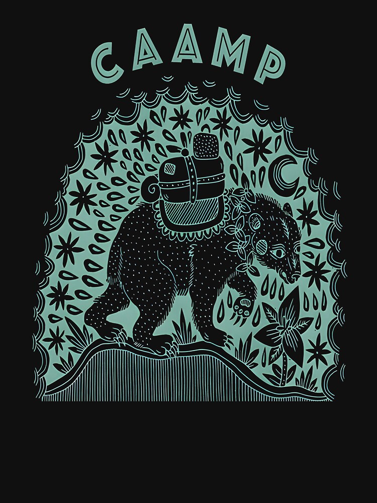 "Caamp bear classic" T-shirt for Sale by AntoniaAhrens | Redbubble ...