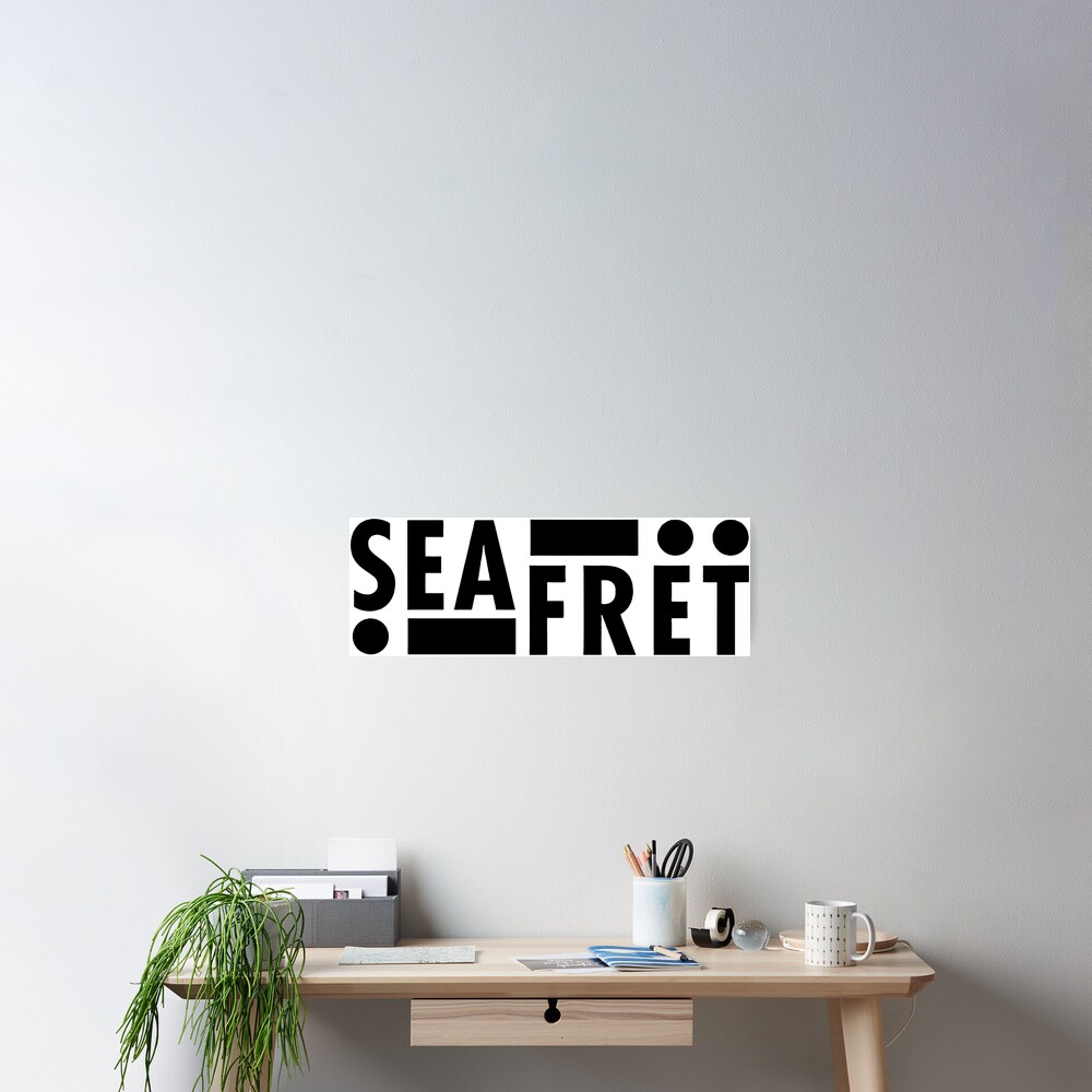 "Seafret Logo" Poster for Sale by dsonob | Redbubble