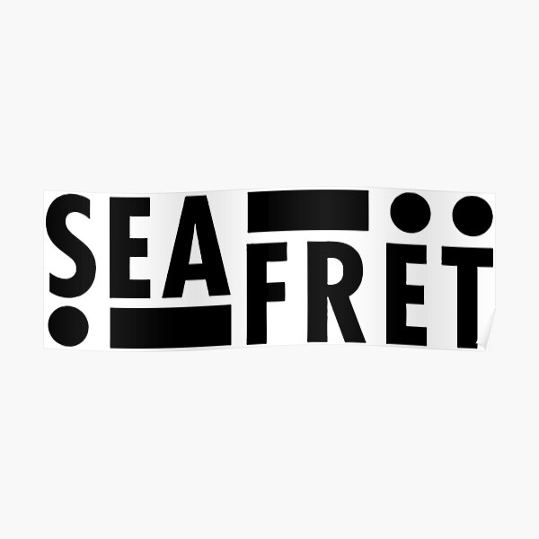 "Seafret Logo" Poster for Sale by dsonob | Redbubble