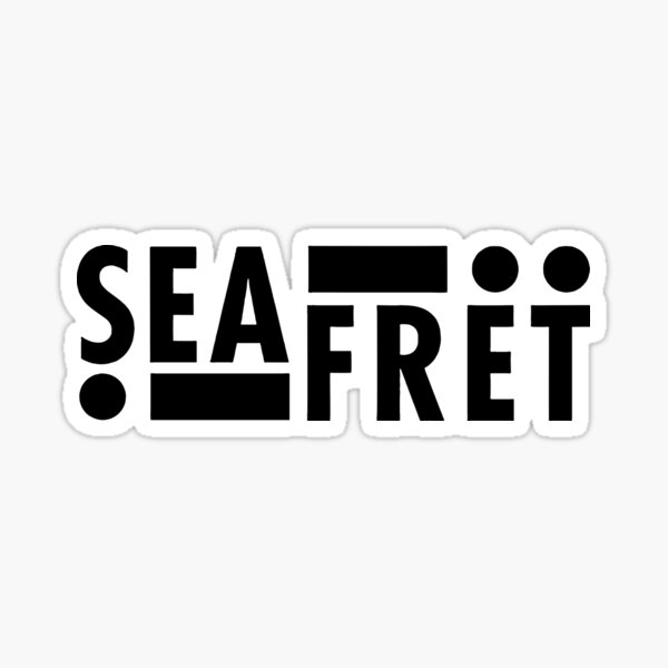 "Seafret Logo" Sticker for Sale by dsonob | Redbubble