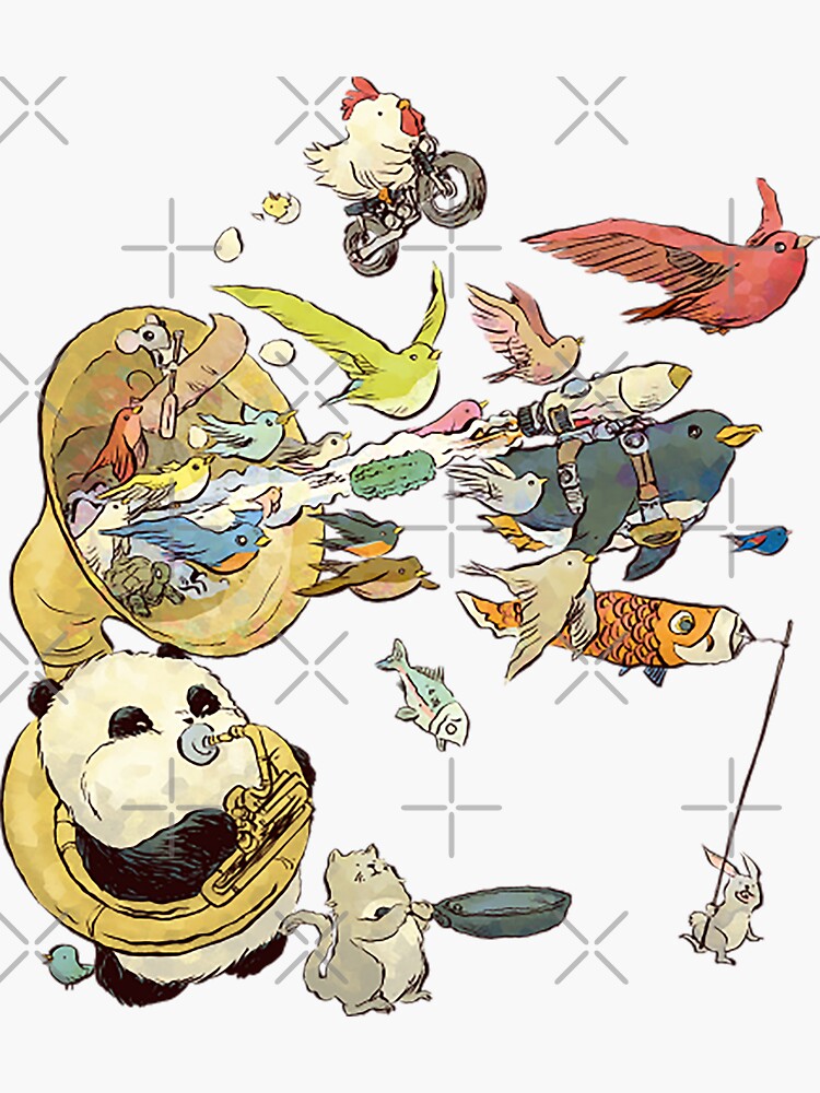 "Tuba Town" Sticker for Sale by KunAssencio | Redbubble