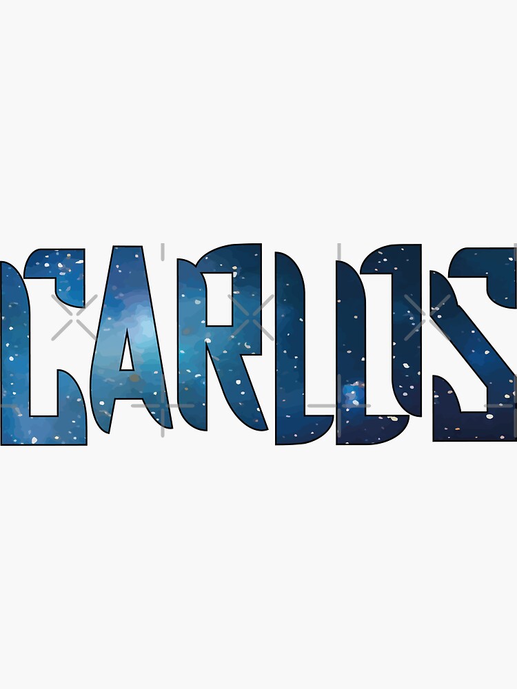 "CARLOS Name IV - My name is CARLOS - typography name - Galaxy Vibe ...