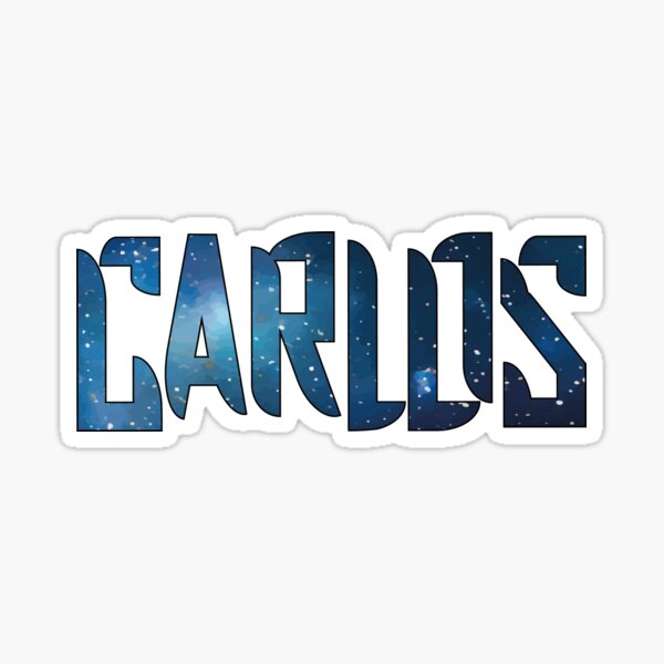 "CARLOS Name IV - My name is CARLOS - typography name - Galaxy Vibe ...
