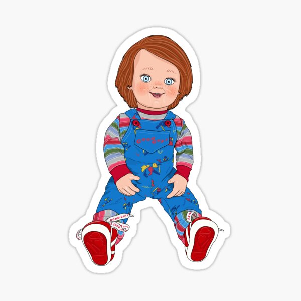 "Hi I’m Chucky | Childs Play" Sticker for Sale by Jakmalone | Redbubble