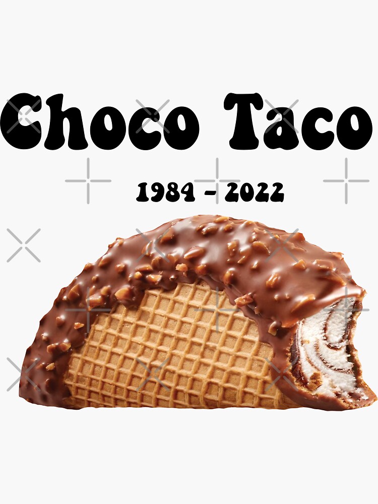 "Choco Taco" Sticker for Sale by Avigailsella | Redbubble