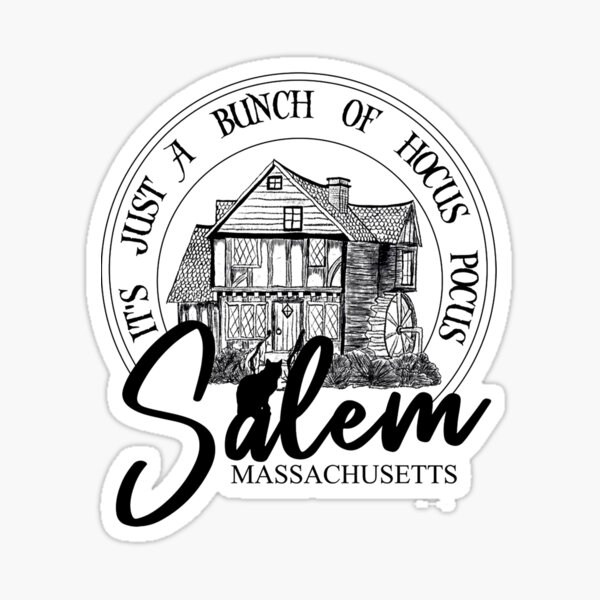 "Salem Vintage Text" Sticker for Sale by CandaceUS | Redbubble