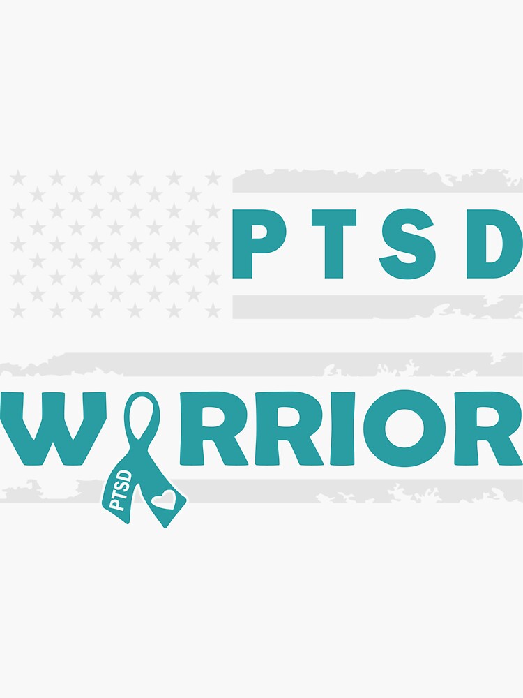 "-PTSD-Warrior-PTSD-" Sticker for Sale by ErikCarter | Redbubble