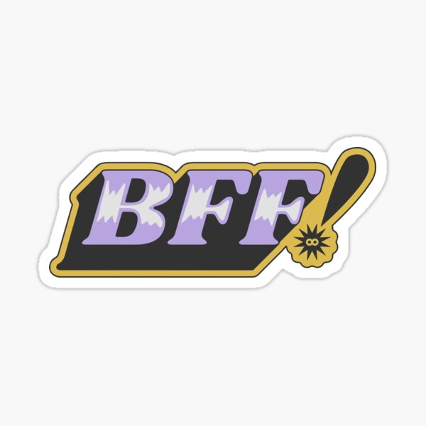 "BFF!" Sticker for Sale by unorthod0x | Redbubble