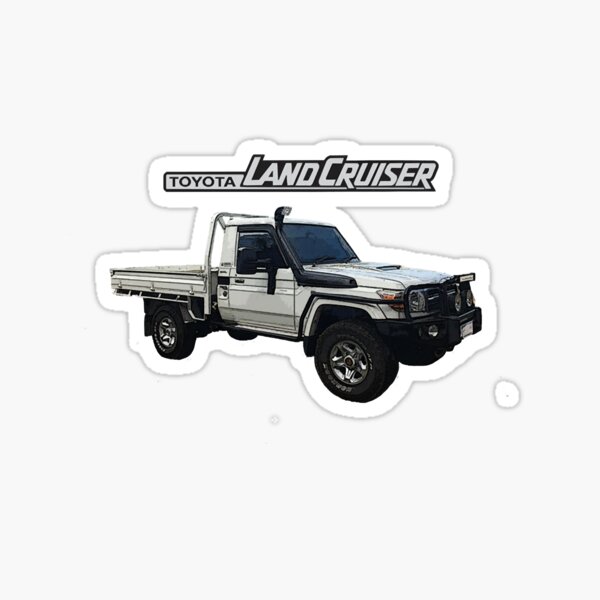 "Toyota Landcruiser 79 Single Cab" Sticker for Sale by KellyHinton ...