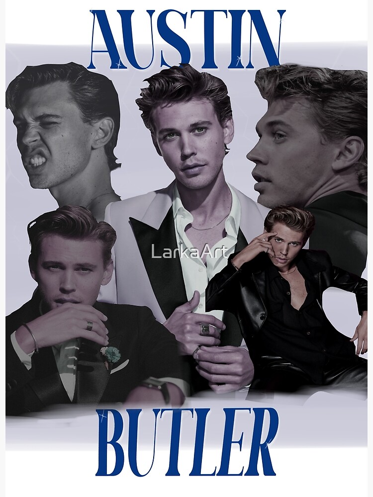 "Austin Butler Wrestling Tee" Poster for Sale by LarkaArt | Redbubble