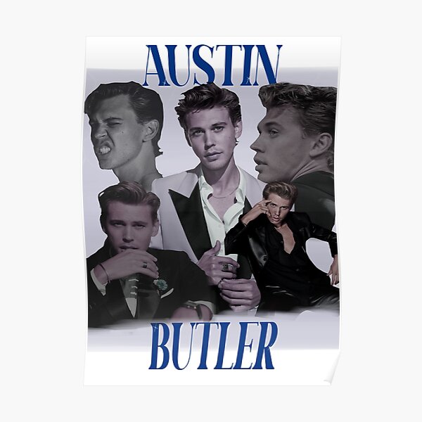 "Austin Butler Wrestling Tee" Poster for Sale by LarkaArt | Redbubble