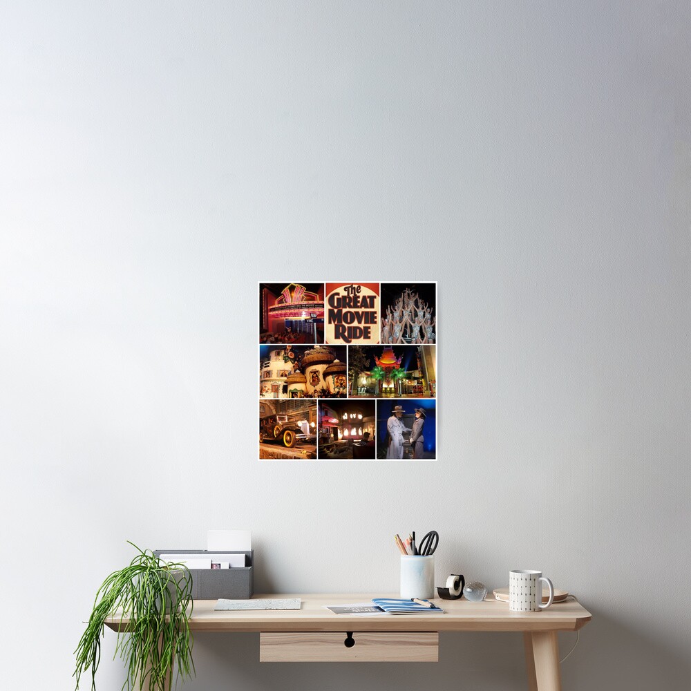 "The Great Movie Ride" Poster for Sale by PrissyMarie | Redbubble