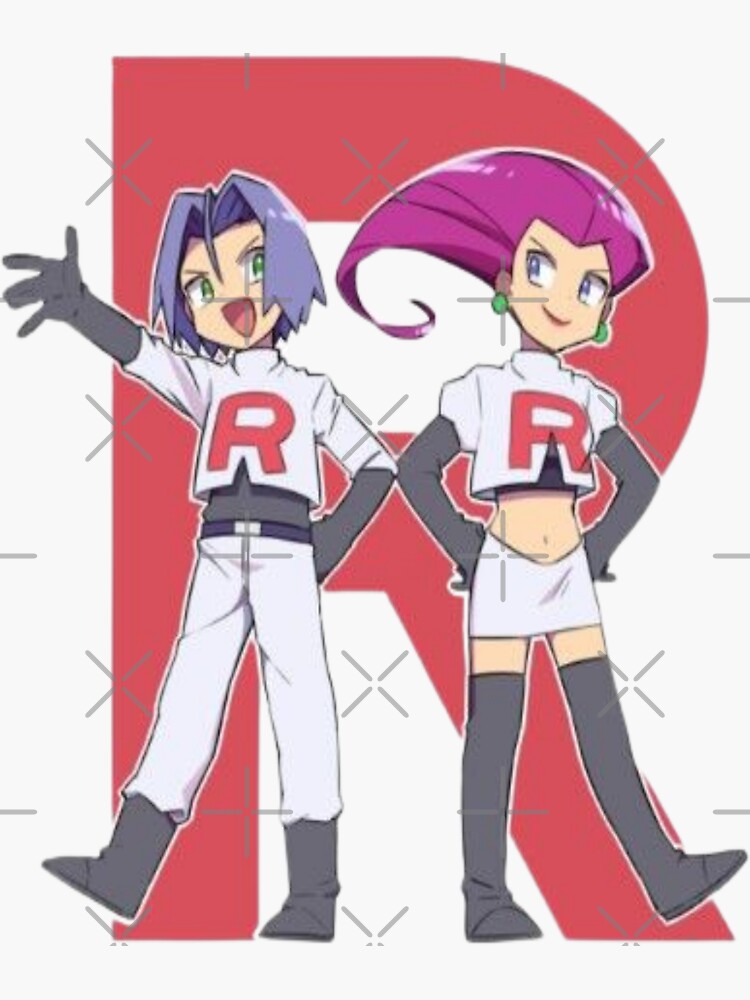 "Simple Team Rocket" Sticker for Sale by designhamza | Redbubble