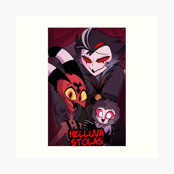 "Helluva Boss Stolas Fanart Cute " Art Print for Sale by Birudonkeer ...