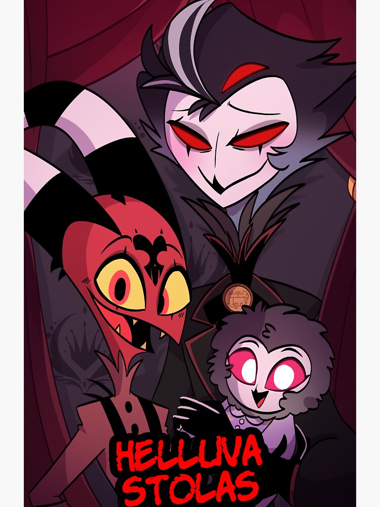 "Helluva Boss Stolas Fanart Cute " Sticker for Sale by Birudonkeer ...