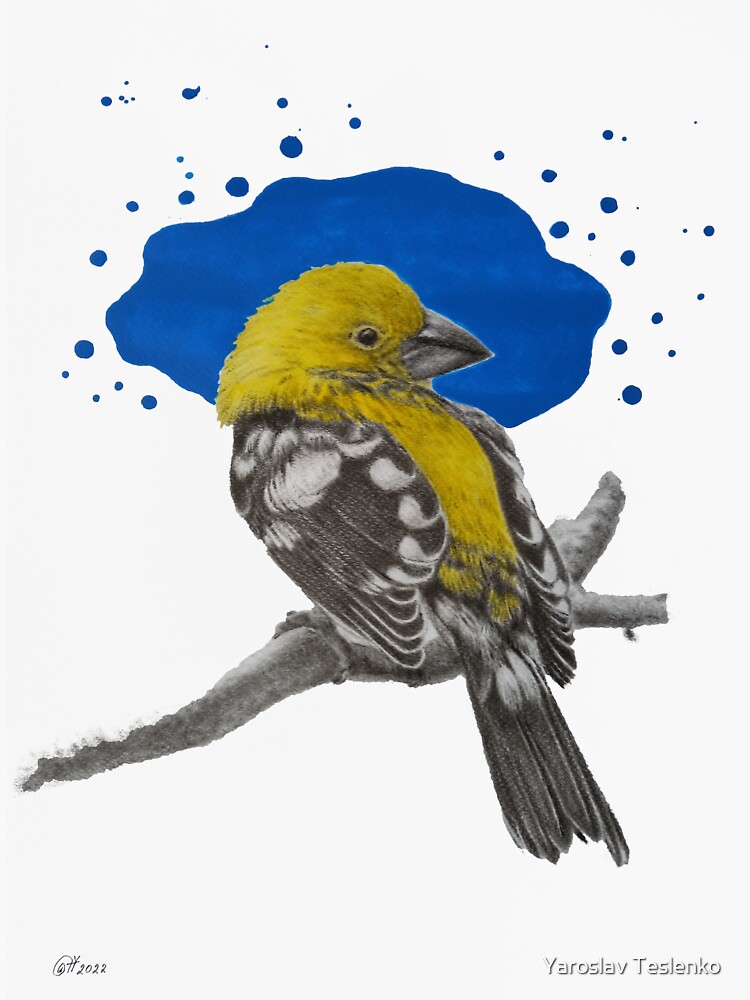 "Yellow Bird" Sticker for Sale by GraD | Redbubble