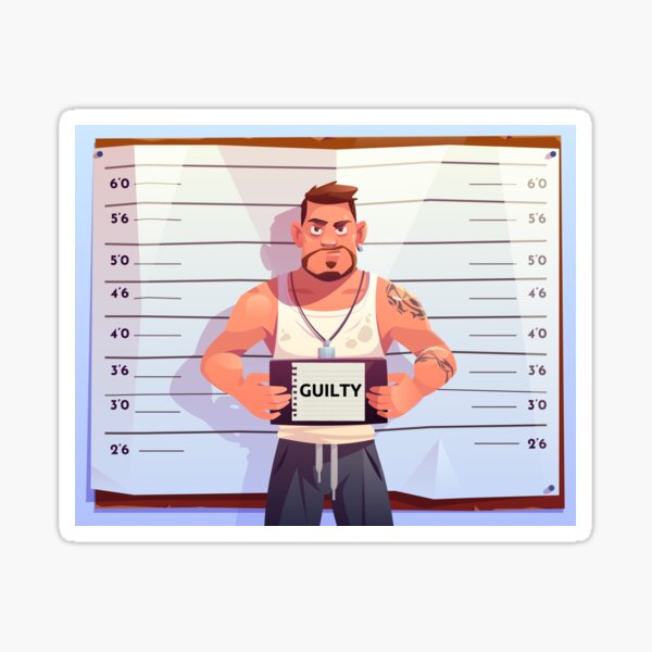 "Guantanamo Bay Guilty" Sticker for Sale by Bob-Store-Dz | Redbubble