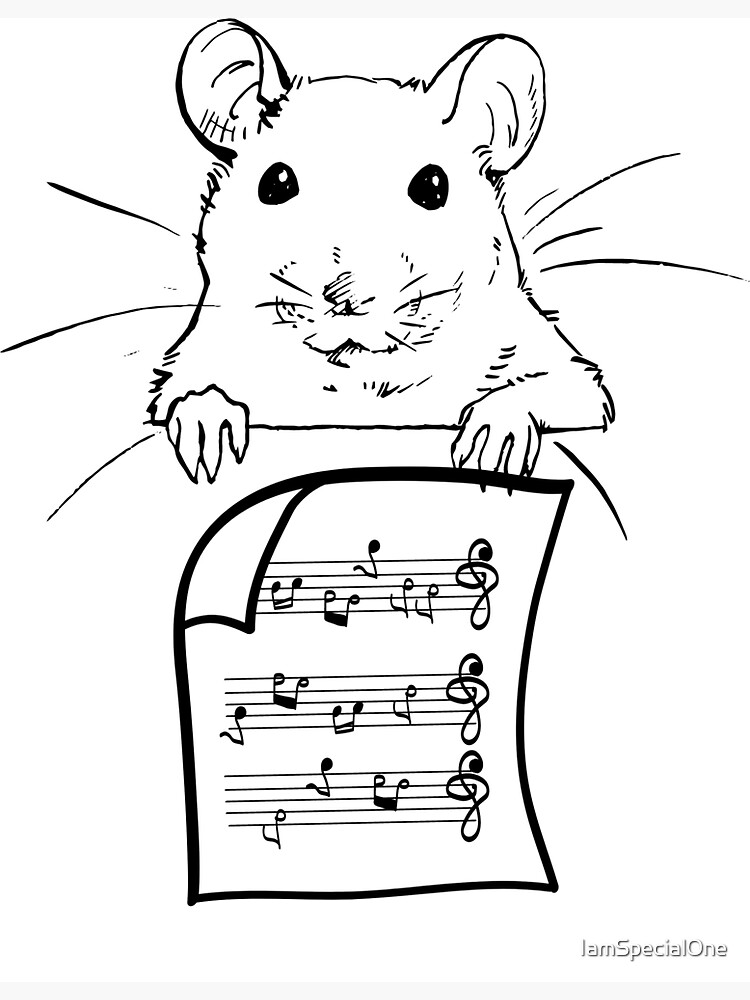 "The Mouse As A Future Conductor" Sticker for Sale by IamSpecialOne ...