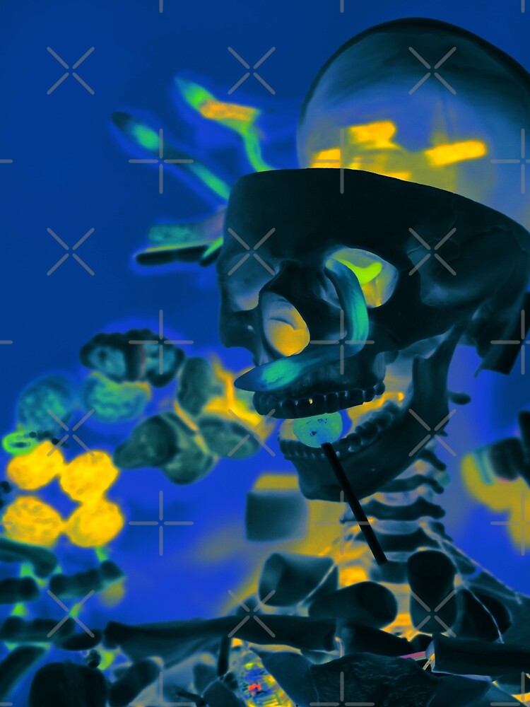 "Candy Skeleton " Poster for Sale by B1Alessandrath | Redbubble