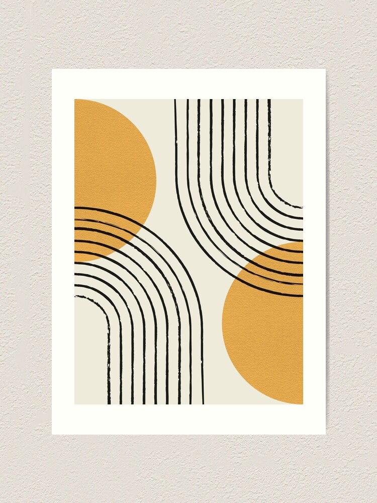 "Sun Arch Double - Gold" Art Print for Sale by moonlightprint | Redbubble