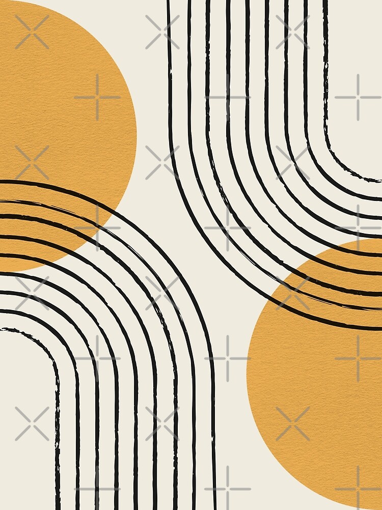 "Sun Arch Double - Gold" Art Print for Sale by moonlightprint | Redbubble
