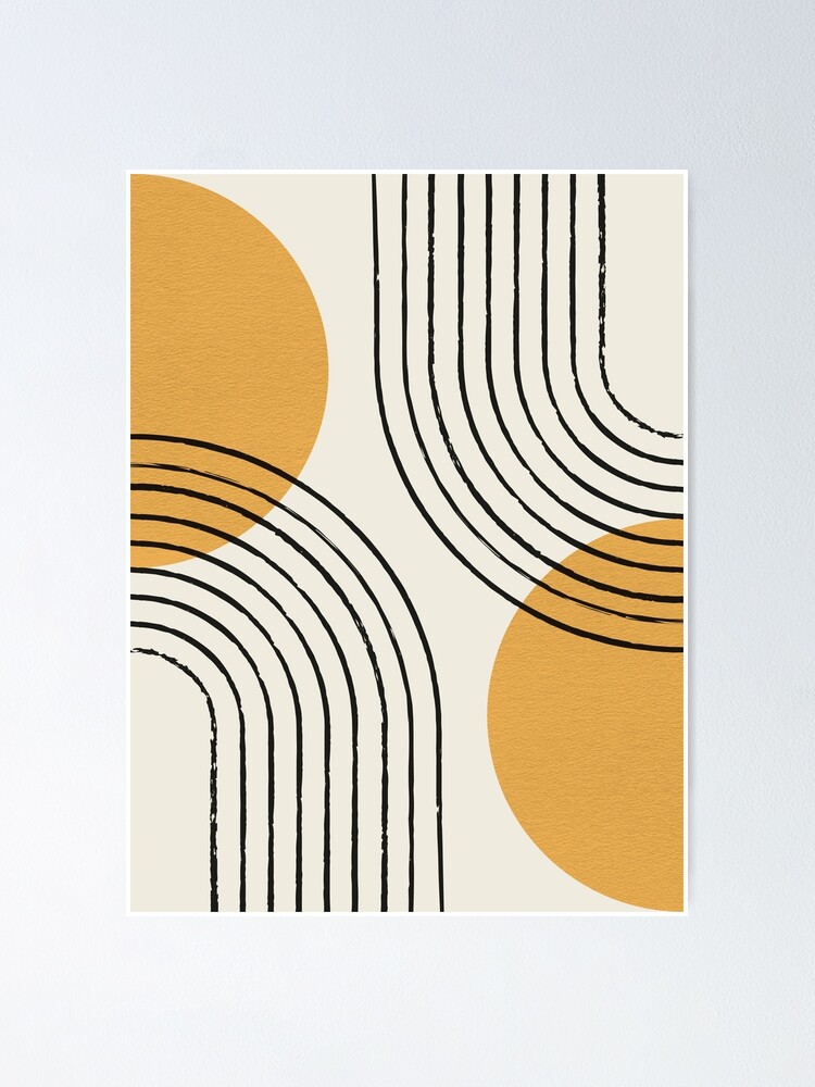 "Sun Arch Double - Gold" Poster for Sale by moonlightprint | Redbubble