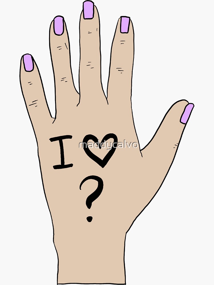 "Taylor Swift - I heart Question mark ?" Sticker for Sale by maddycalvo ...