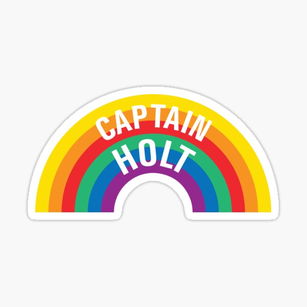 "Captain Holt | Brooklyn 99" Sticker for Sale by clamentine | Redbubble