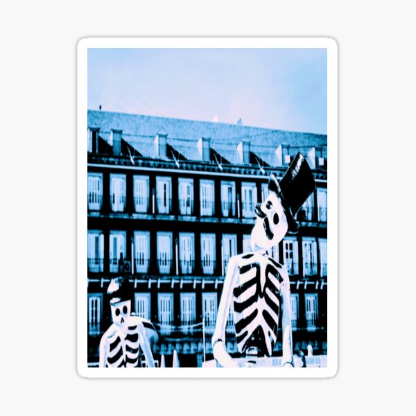 "Skeletons" Sticker for Sale by B1Alessandrath | Redbubble