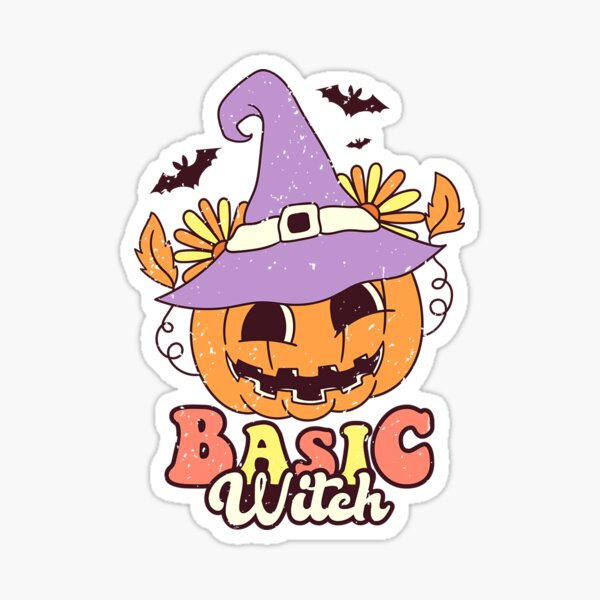 "Basic Witch" Sticker for Sale by wtfman | Redbubble