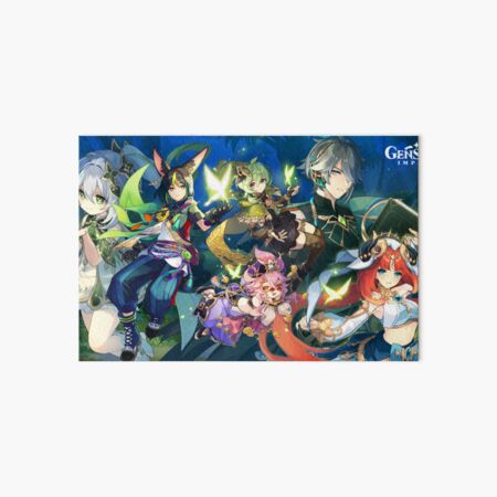 "Sumeru - Genshin Impact - All Characters" Art Board Print for Sale by ...