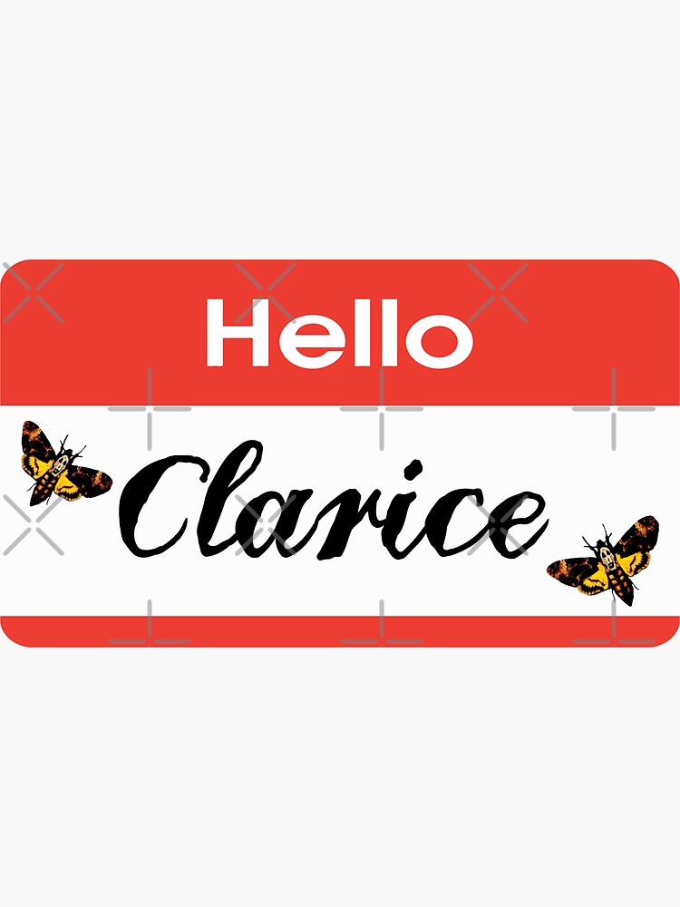 "Hello Clarice" Sticker for Sale by LizardQueen90 | Redbubble