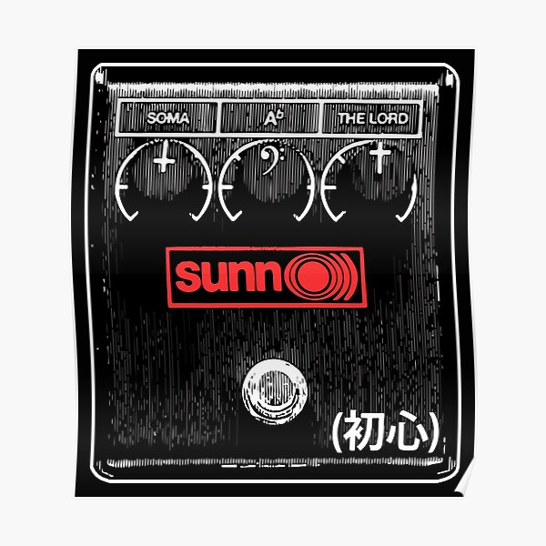 "Sunn O Merch" Poster for Sale by xxXVintageXxx | Redbubble