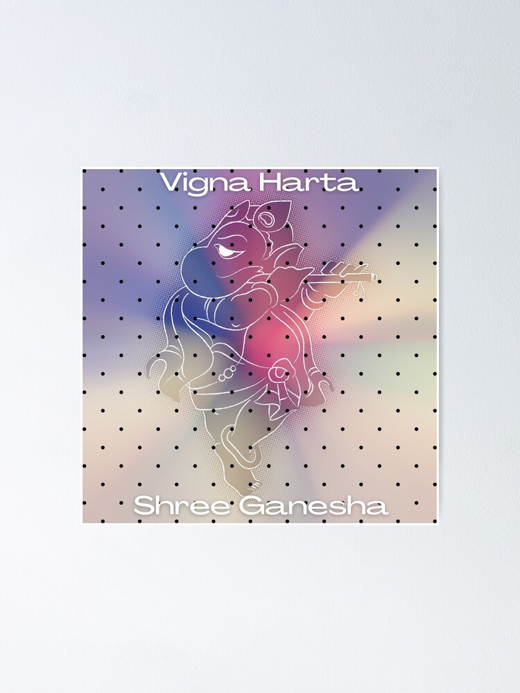 "Vigna Harta Shree Ganesha" Poster for Sale by srpdk | Redbubble