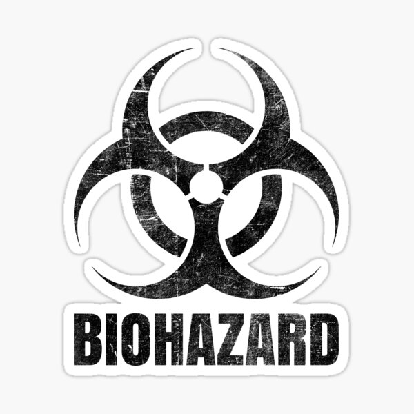 "Biohazard Symbol" Sticker for Sale by thequester | Redbubble