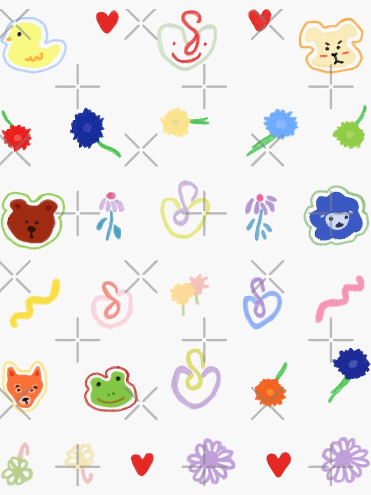 "IU - Doodle Pack #1" Sticker for Sale by ineffable-co | Redbubble