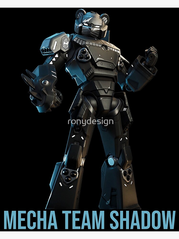 "Mecha Team Shadow" Poster for Sale by ronydesign | Redbubble