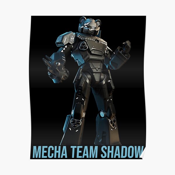 "Mecha Team Shadow" Poster for Sale by ronydesign | Redbubble