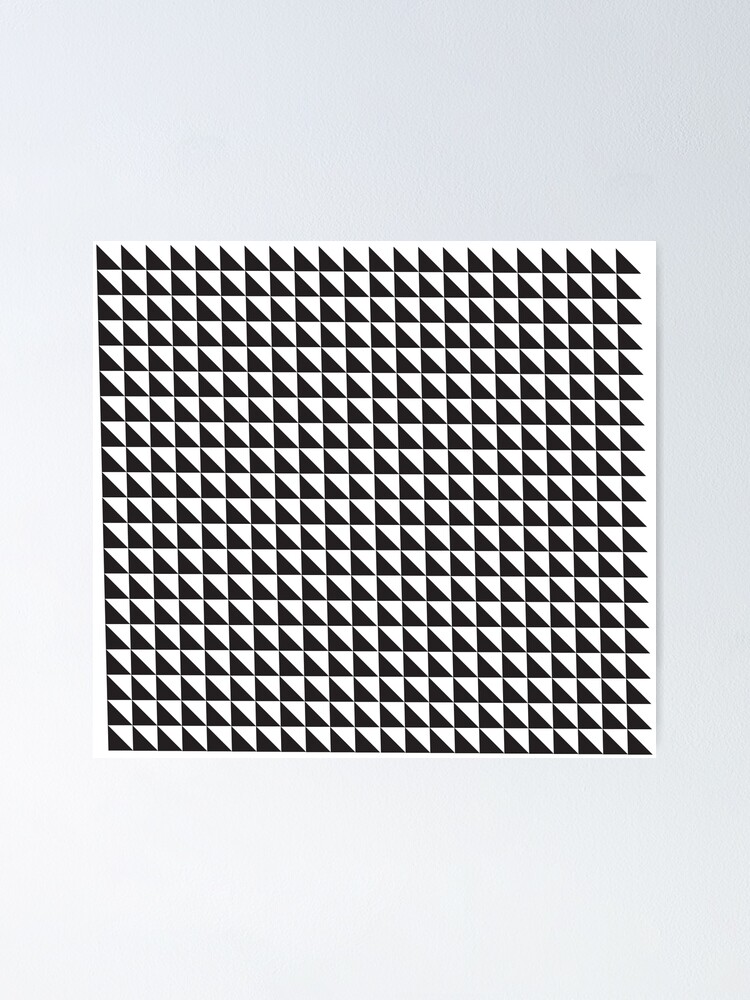 "triangle patterns , geometrical shapes patterns " Poster for Sale by ...