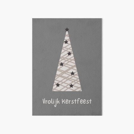 "Vrolijk Kerstfeest, Happy Christmas in Dutch, Christmas tree ...