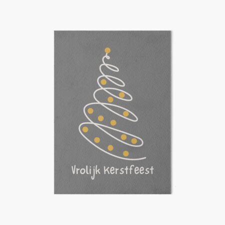 "Vrolijk Kerstfeest, Happy Christmas in Dutch, Christmas tree ...