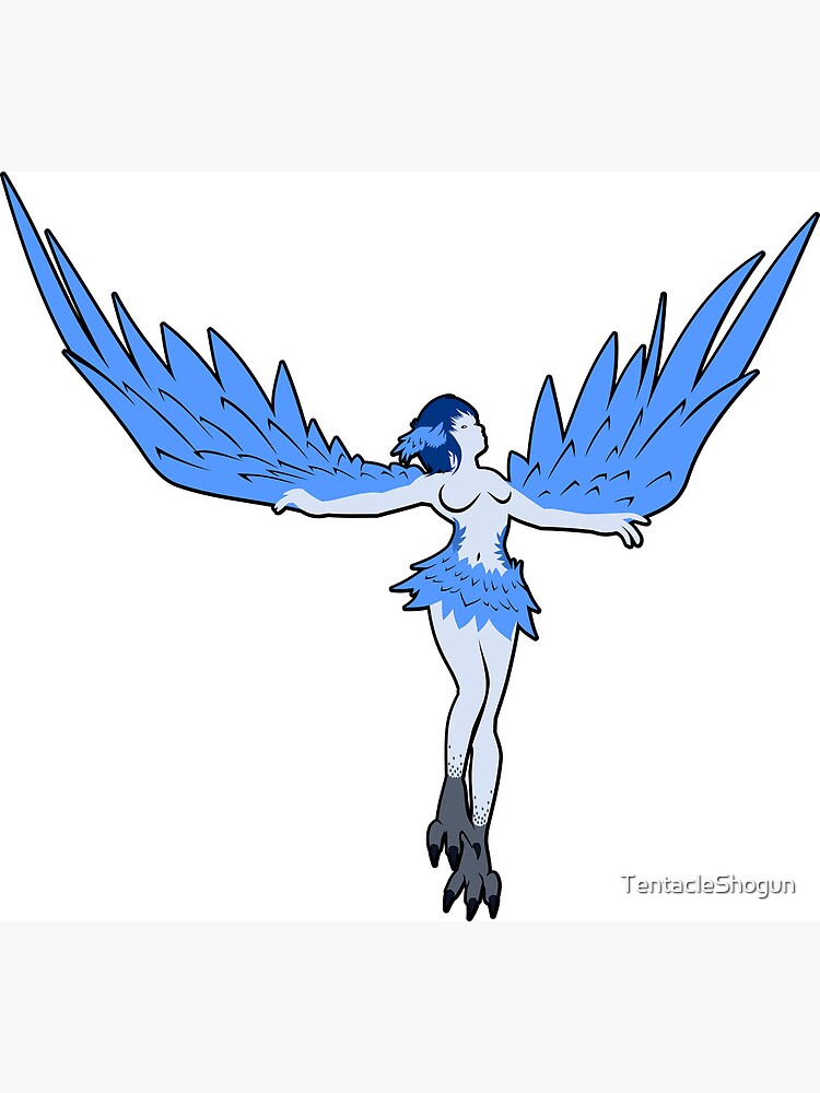 "Harpy Flight Logo" Art Print for Sale by TentacleShogun | Redbubble