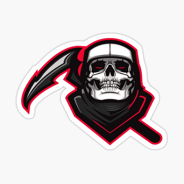 "Skull Reaper" Sticker for Sale by ronydesign | Redbubble