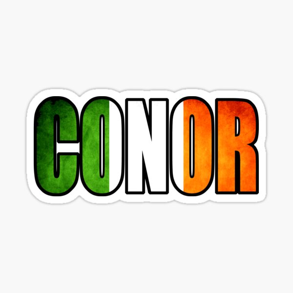 "Conor McGregor - Ireland Flag Bold Text For Conor McGregor Fans ...