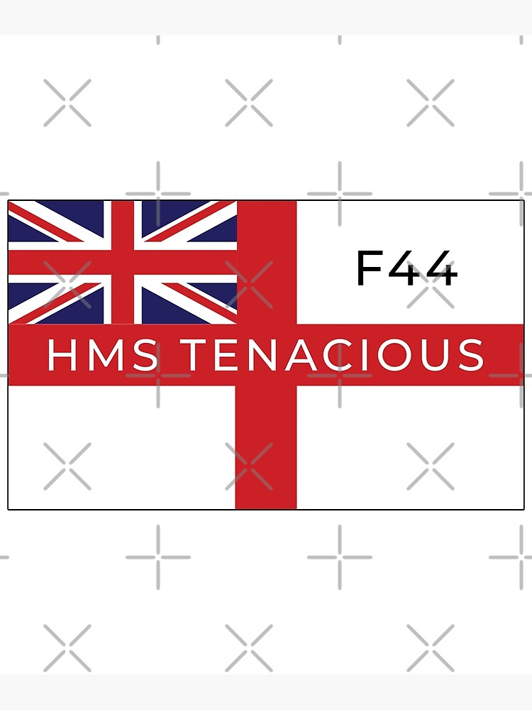 "HMS Tenacious On British White Ensign - F44 - British Navy Type 16 ...