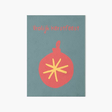 "Vrolijk Kerstfeest, Happy Christmas in Dutch, Christmas decor ...