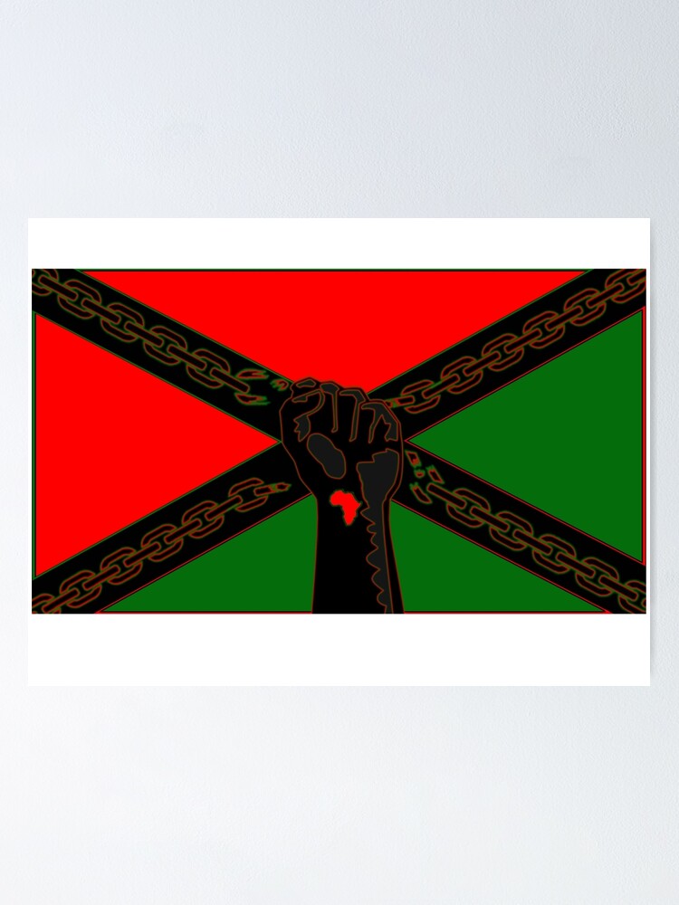 "Afrocentric Pride Flag" Poster for Sale by KushindaUSA | Redbubble