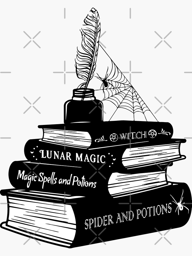 "Witchcraft the Art of Magic Spells and Potions Voodoo" Sticker for ...
