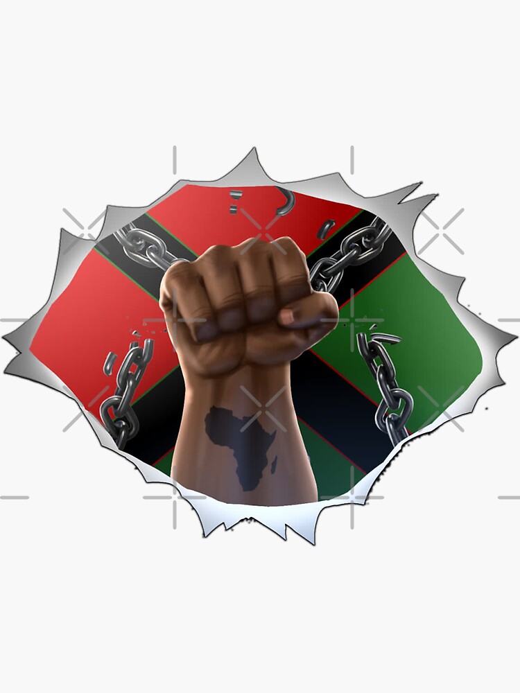 "Afrocentric Pride Flag Graphic" Sticker for Sale by KushindaUSA ...