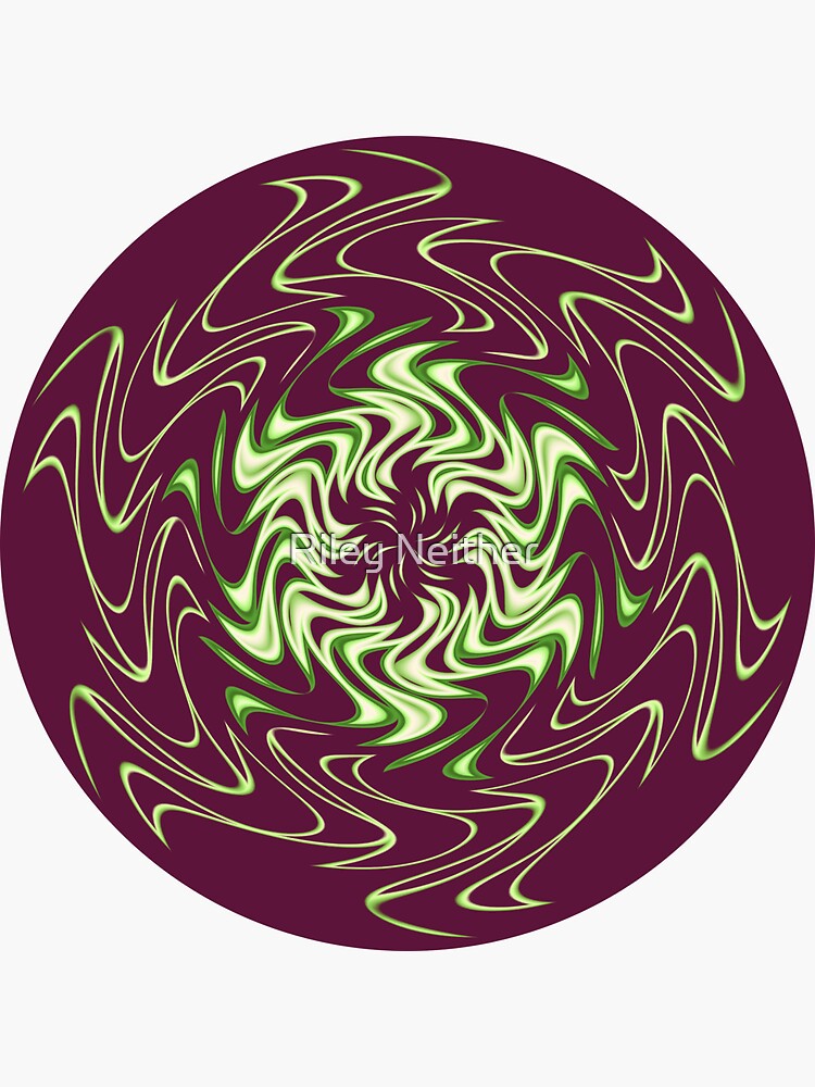 "Pale Vortex" Sticker for Sale by riley-neither | Redbubble